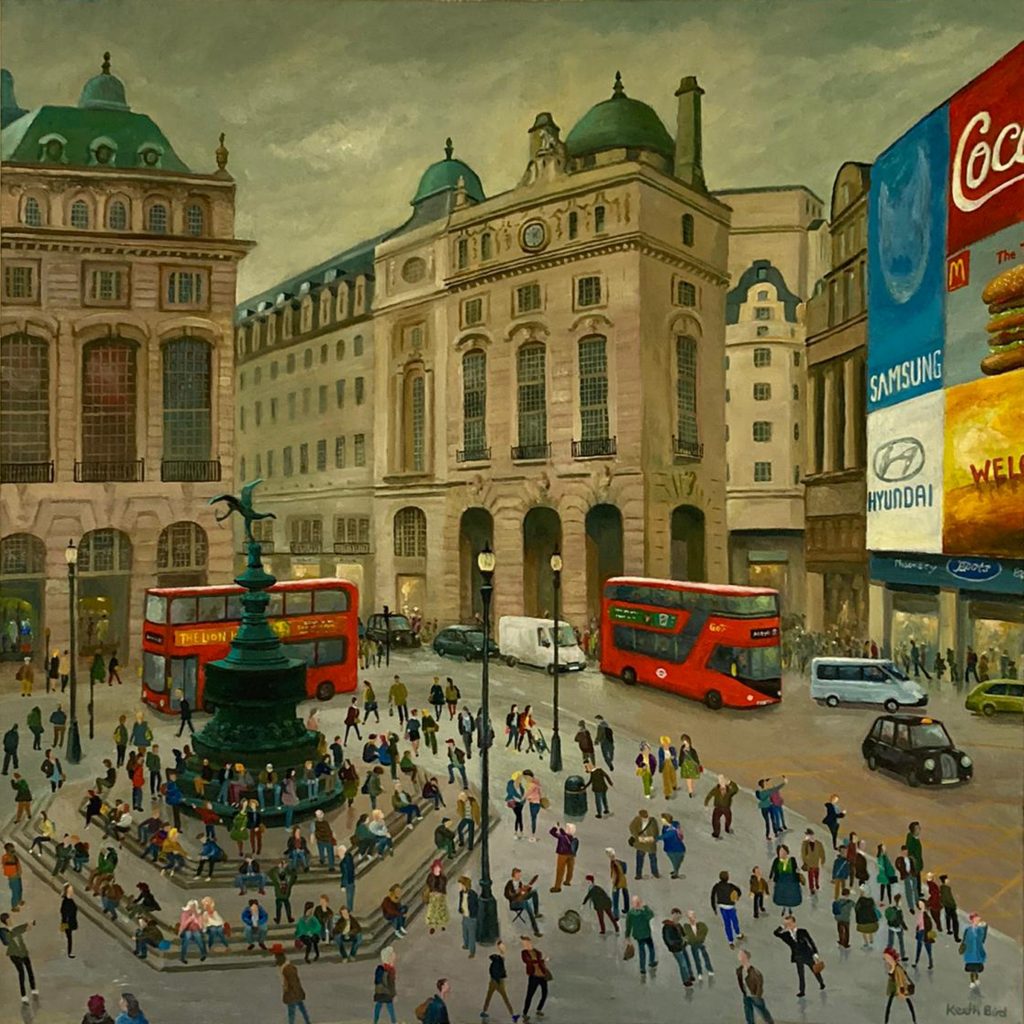 Piccadilly by Keith Bird. Original Oil Painting on canvas.